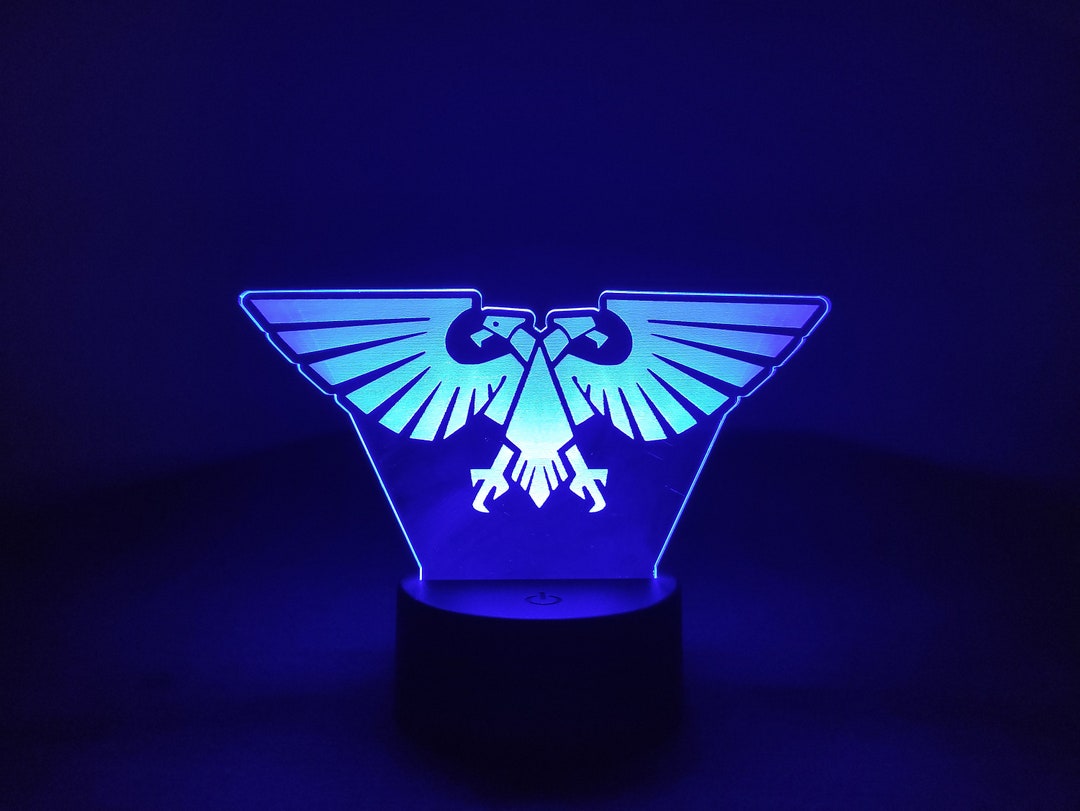 Imperial Aquila Symbol Desk LED Light Warhammer 40K / Space Marine ...