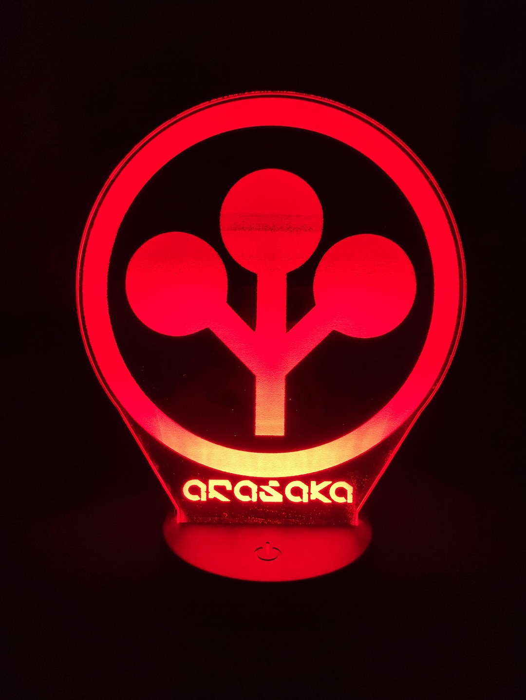 Cyberpunk 2077 Arasaka Logo Desk Bedside LED Light | Gift for Fans ...
