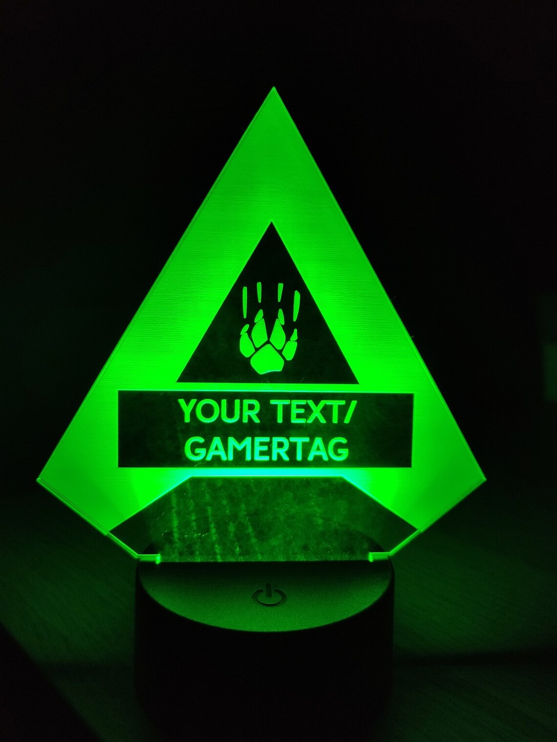 Apex Legends Inspired Desk LED Light With Custom Text and Ability Icon ...