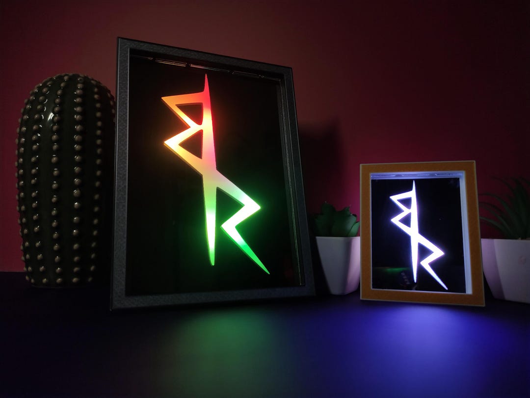 Edgerunners - Mirror Light Box | RGB Wall or Desk Light | Gaming Room ...