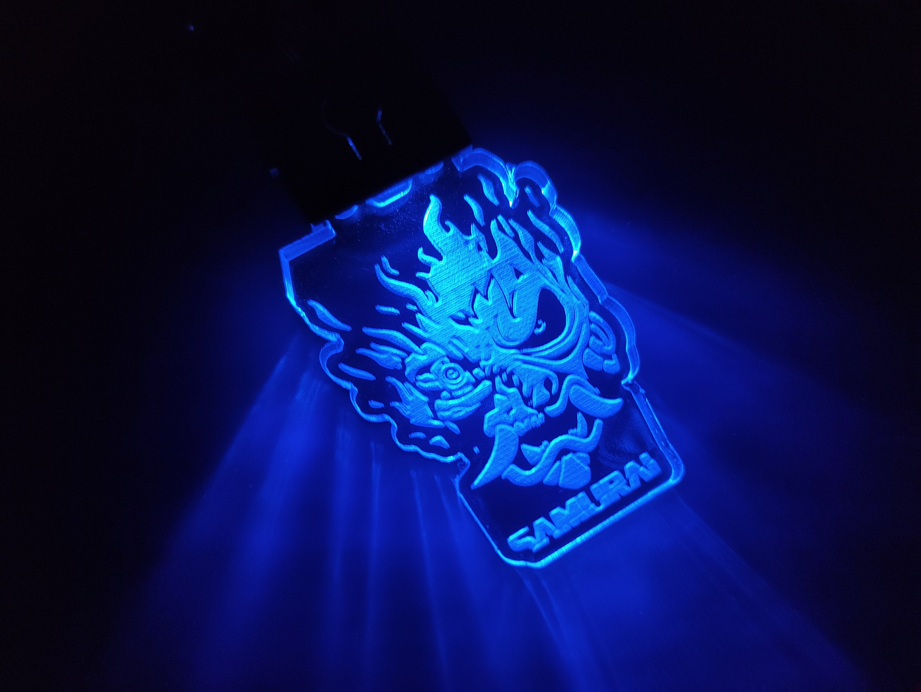 Cyberpunk 2077 Samurai LED Keychain | Accessory for Gamers | Gift for ...