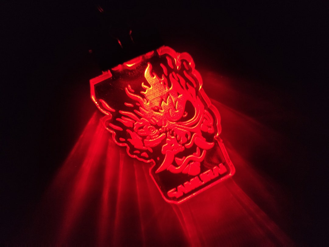 Cyberpunk 2077 Samurai LED Keychain | Accessory for Gamers | Gift for ...