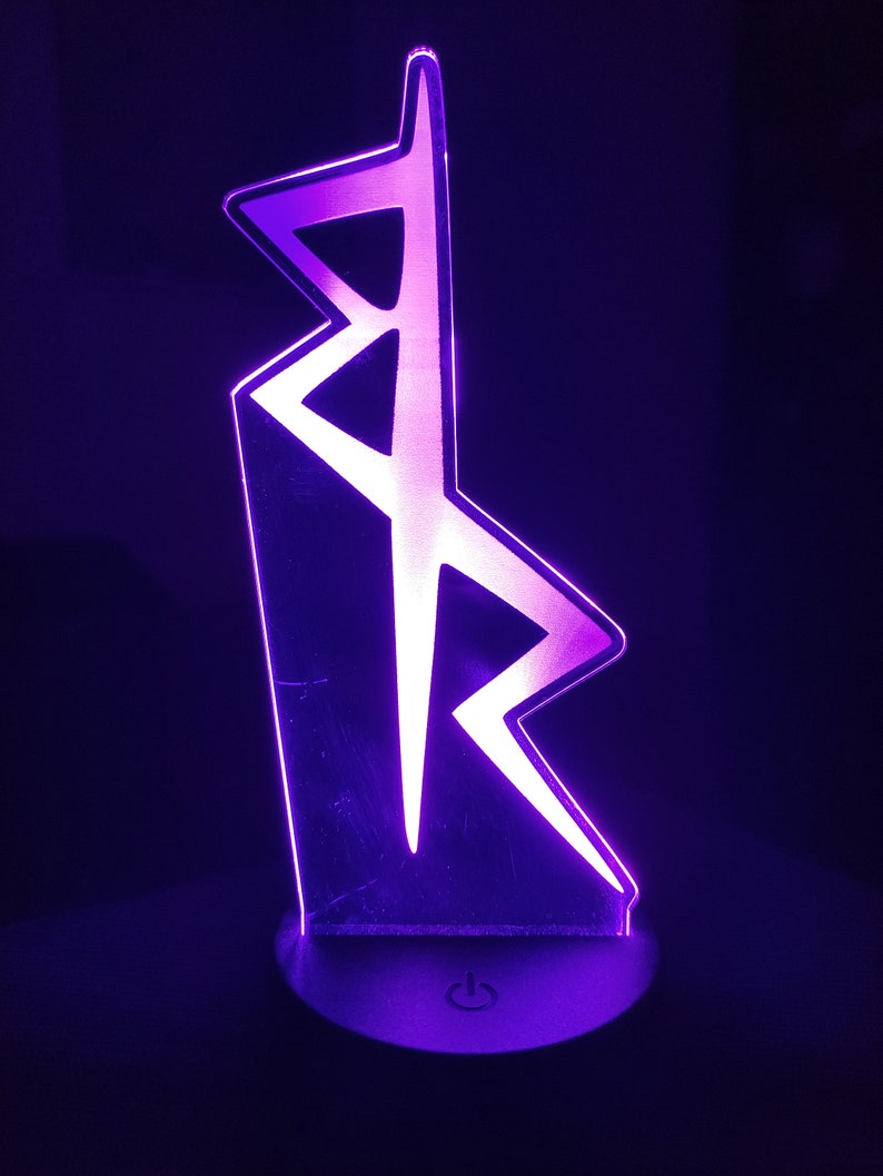 Cyberpunk 2077 Edgerunners Logo Desk Bedside LED Light | Gift for Fans ...