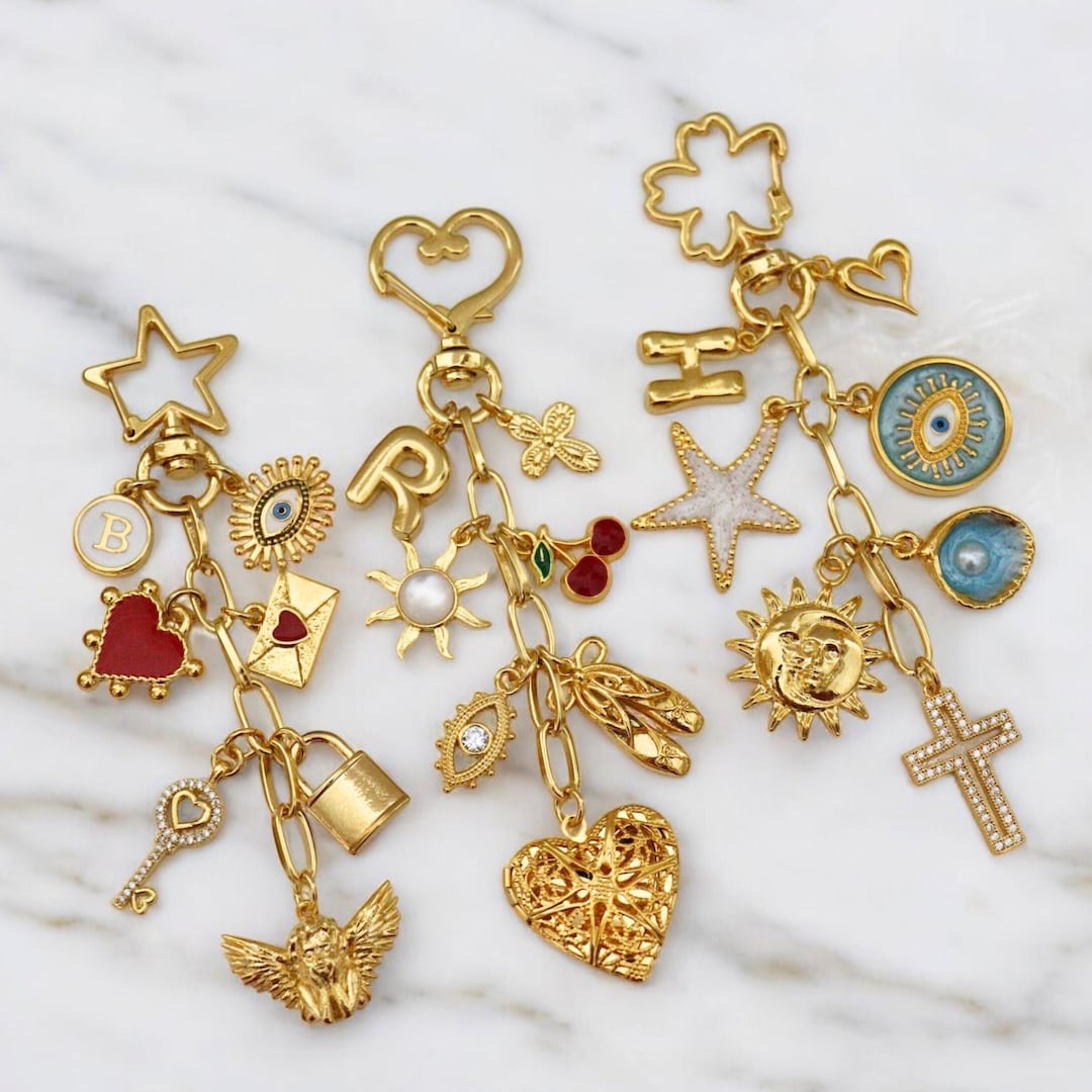 Build Your Own Custom Charm Keychain for Women,pick Your Charms ...