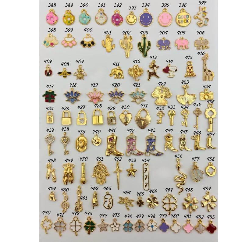 Custom Gold Plated Charm Bracelet: Personalized Chunky Jewelry - Etsy