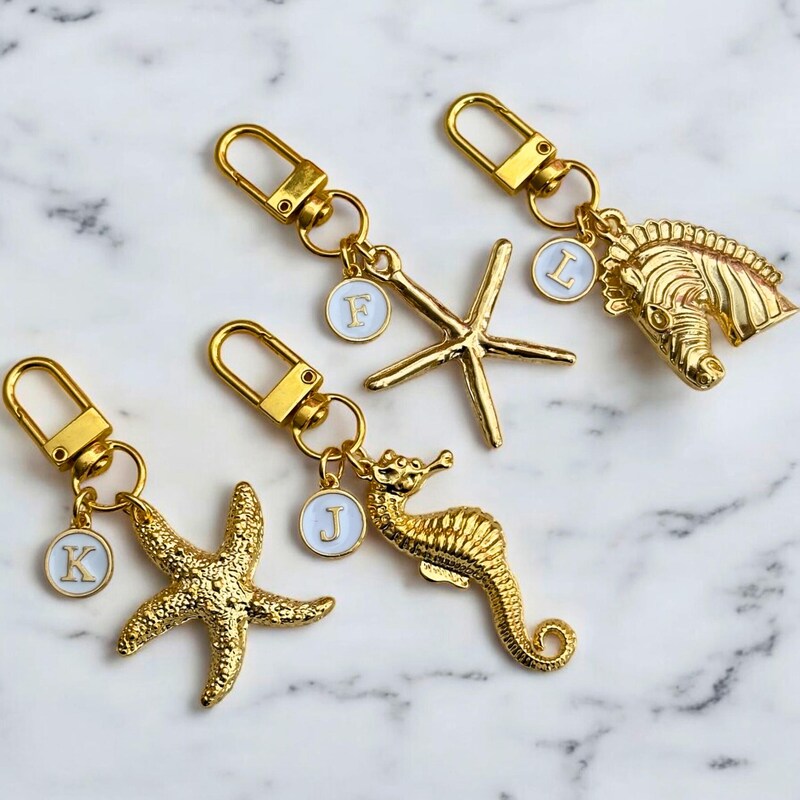 Seahorse Keychain - Etsy