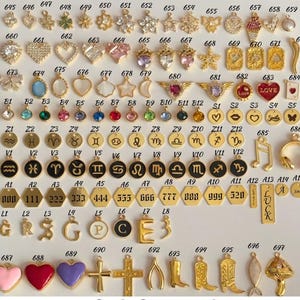 Custom Gold Shoe Charms: Personalized Sneaker Jewelry - Etsy