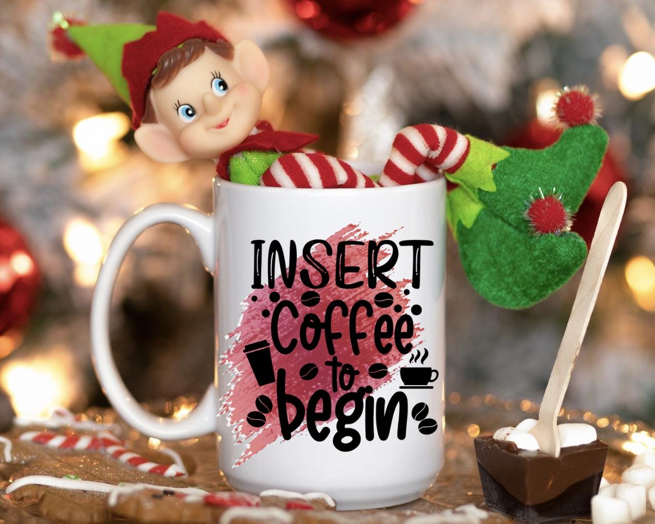 Insert Coffee to Begin Custom Made Coffee Mugs, Personalizable ...