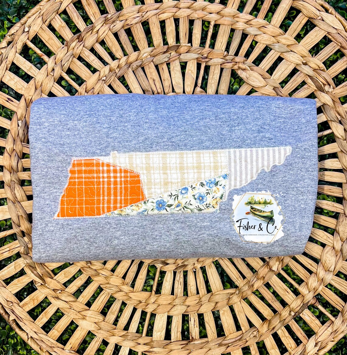 Tennessee Embroidered Quilted Sweatshirt Tennessee Vols TN Vols ...