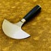 5 Piece Leather Knives Set, Half Moon Knives. Hand Forged, Knives ...