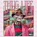 New Thug Life Pink Horror Movie Png, Movie Killer Png, Scary Halloween ...