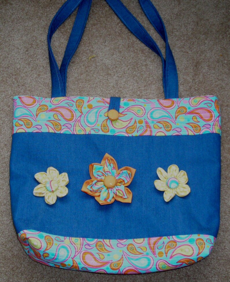 Spring Totes PDF Pattern - Etsy