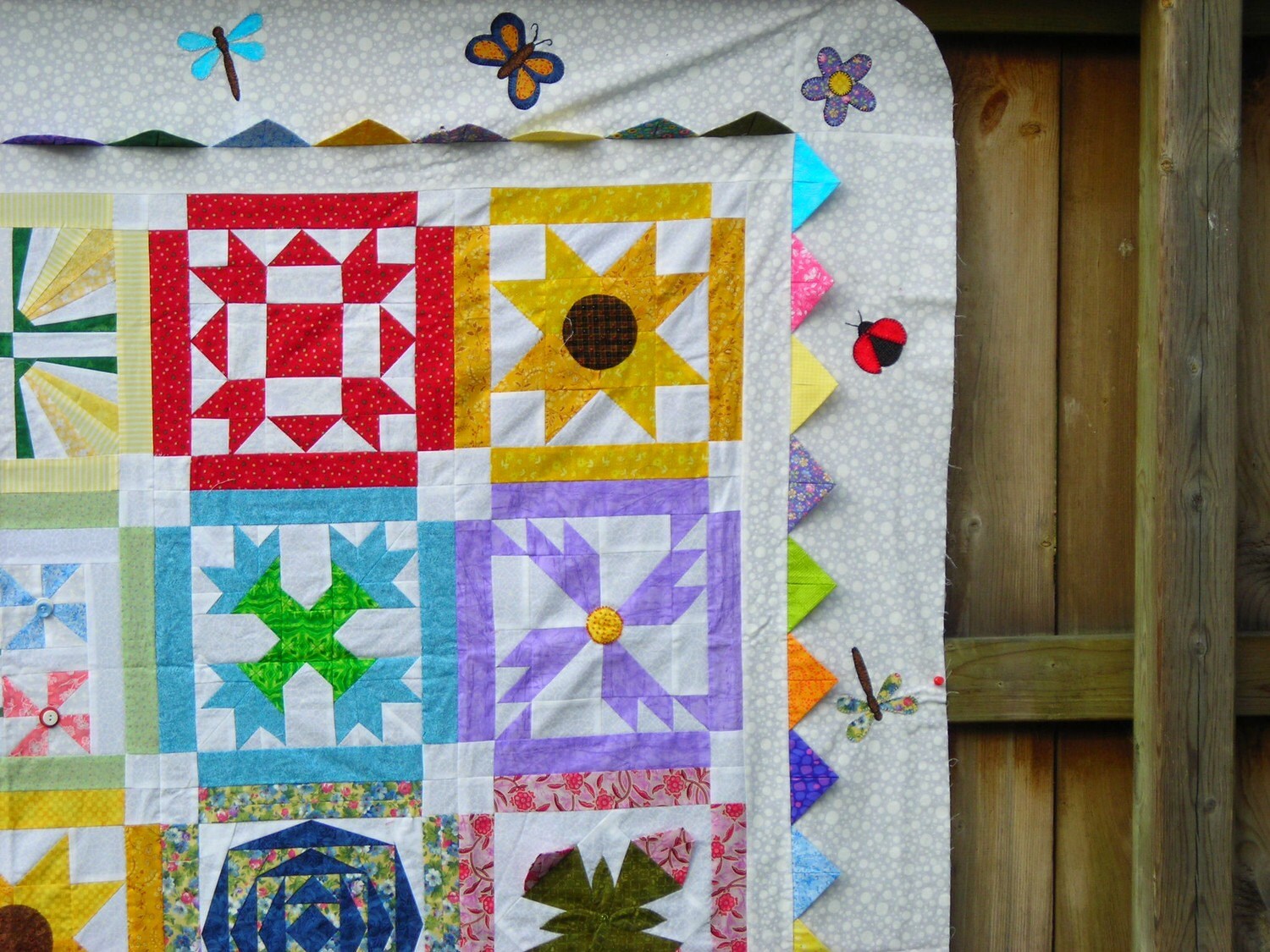 PIECEFUL GARDEN - Block of the Month - Complete Pattern in Book Form - Etsy