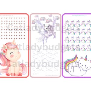 Mystical Creatures Featuring Unicorns Mini Savings Challenges - Etsy