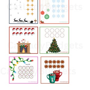 Christmas Themed Micro Mini Savings Challenges - Etsy