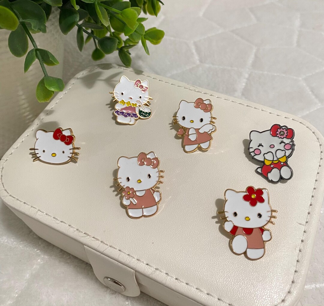 Hello Kitty Enamel Pins - Etsy