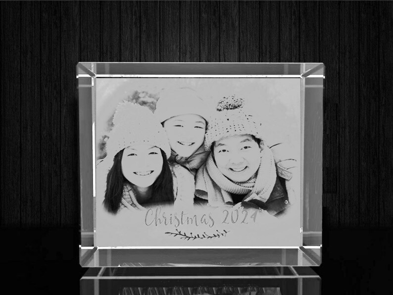 Personalized 3D Laser Crystal Photo - Etsy