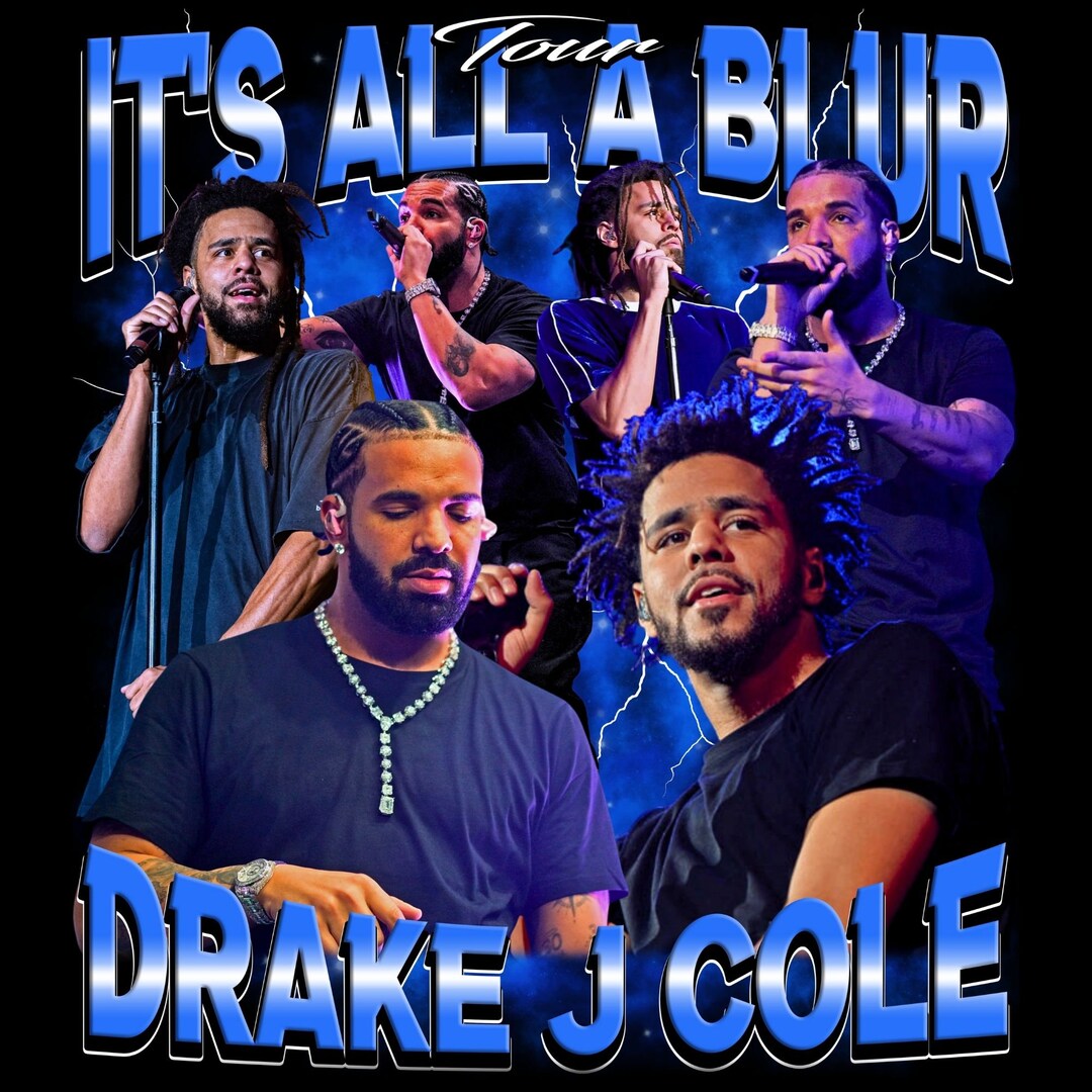 DRAKE J COLE T Shirt Design. PNG Digital 4500x5100 Px. Rapper, Hiphop ...
