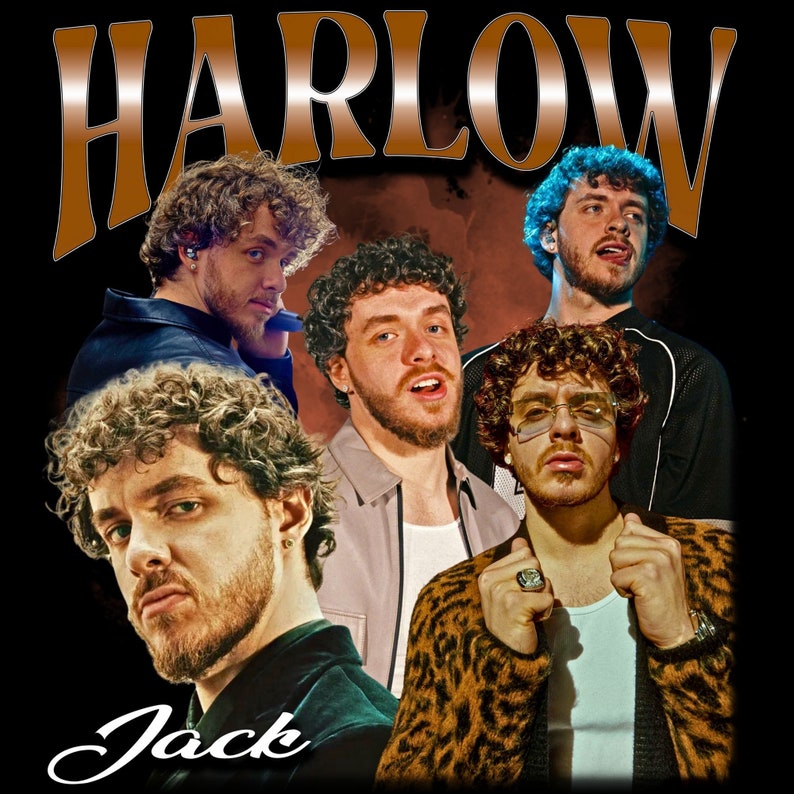 JACK HARLOW T Shirt Design. PNG Digital 4500x5100 Px. Rapper, Hiphop ...