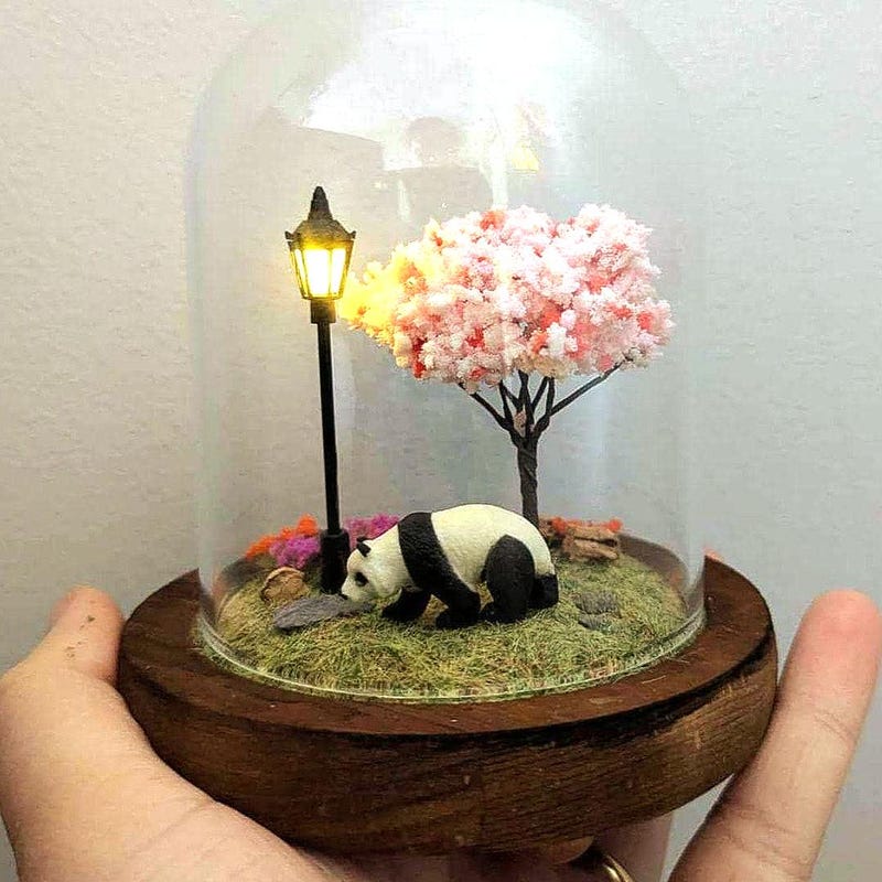 Panda Lamp - Etsy
