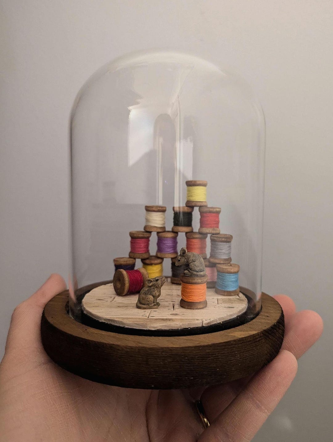 Mouse Mice Terrarium Handmade the Tailors of Gloucester Beatrix Potter ...