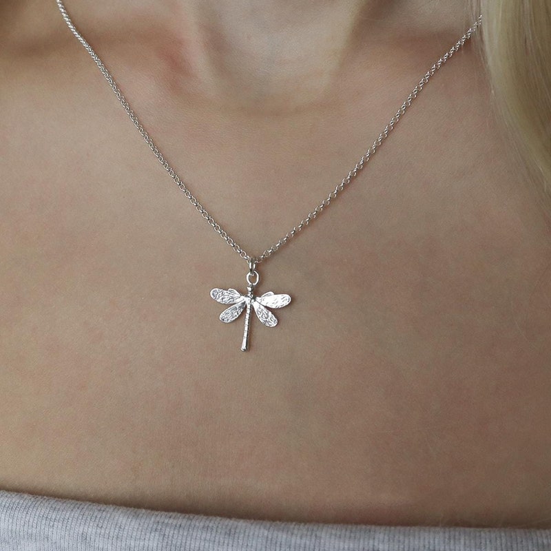 Silver Insect Necklaces - Etsy UK