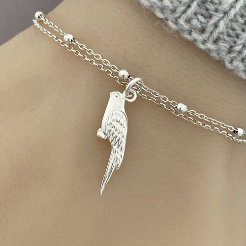 BIRD Bracelet in Sterling Silver Gold or Rose Gold Bracelet - Etsy