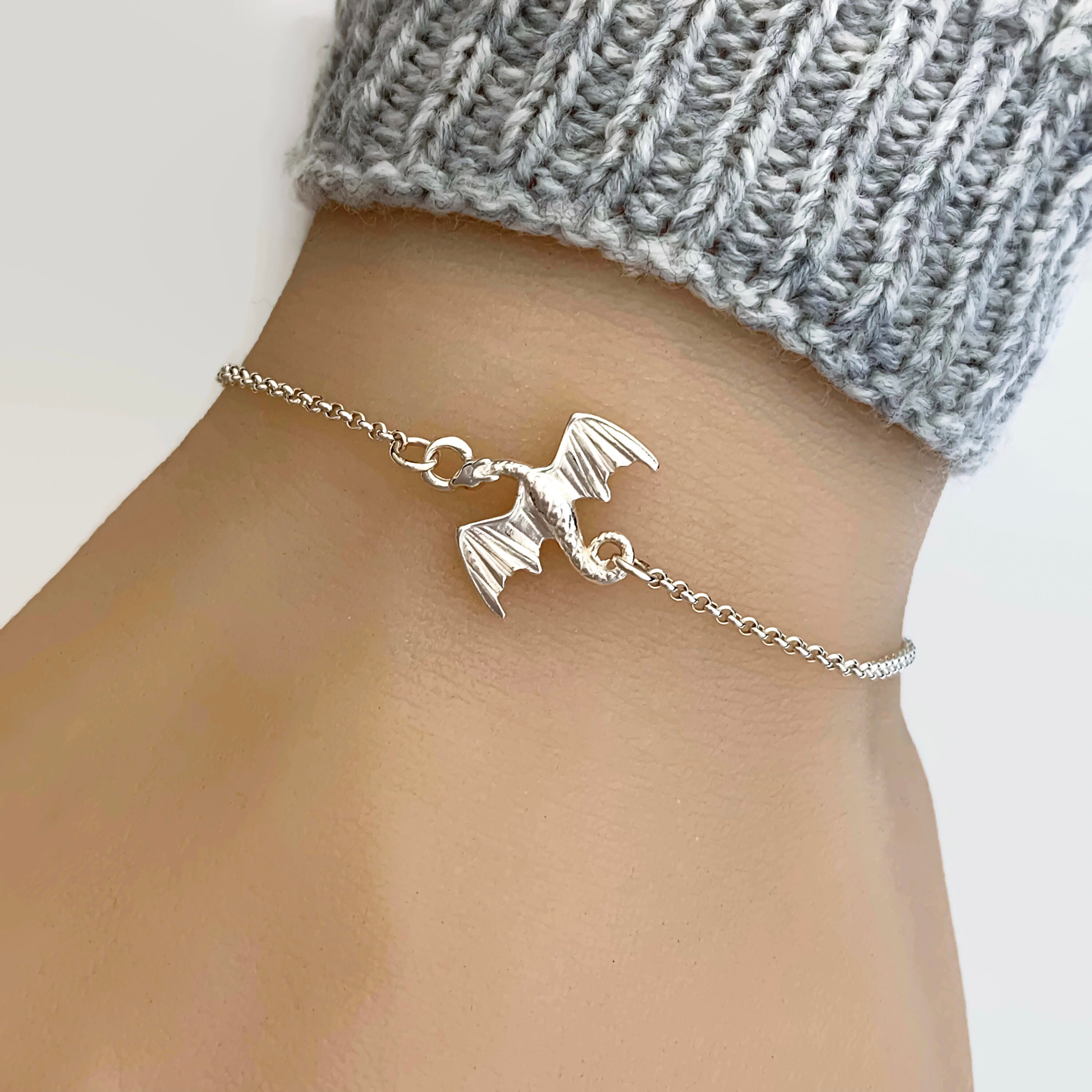 Sterling silver dragon bracelet store
