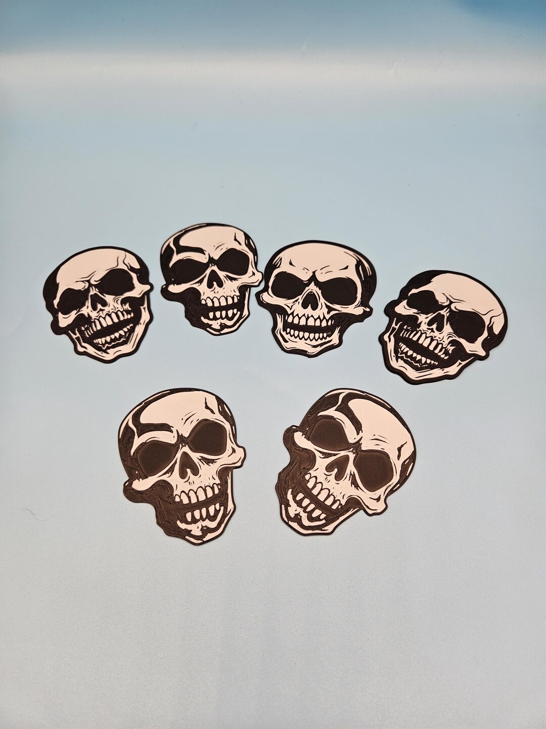 3d-printed Skull Coaster Set – Spooky & Stylish Drinkware Protection - Etsy