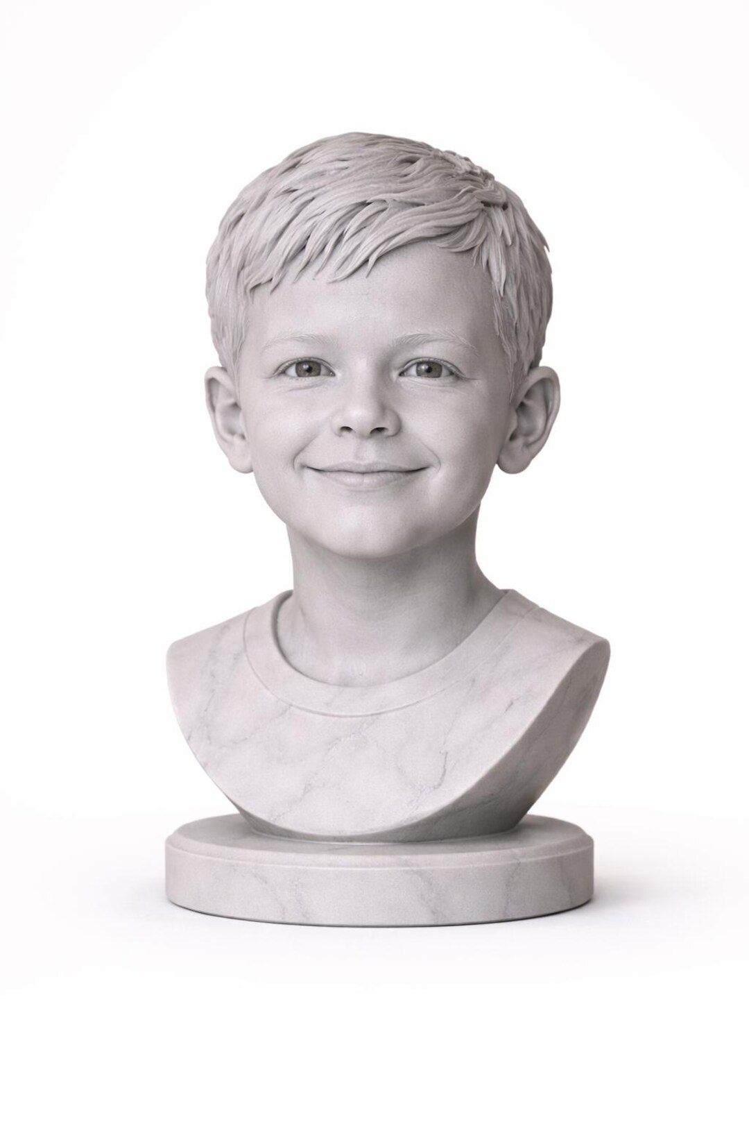 Custom Bust From Photo, Personalized Portrait Sculpture, 3D Printed ...