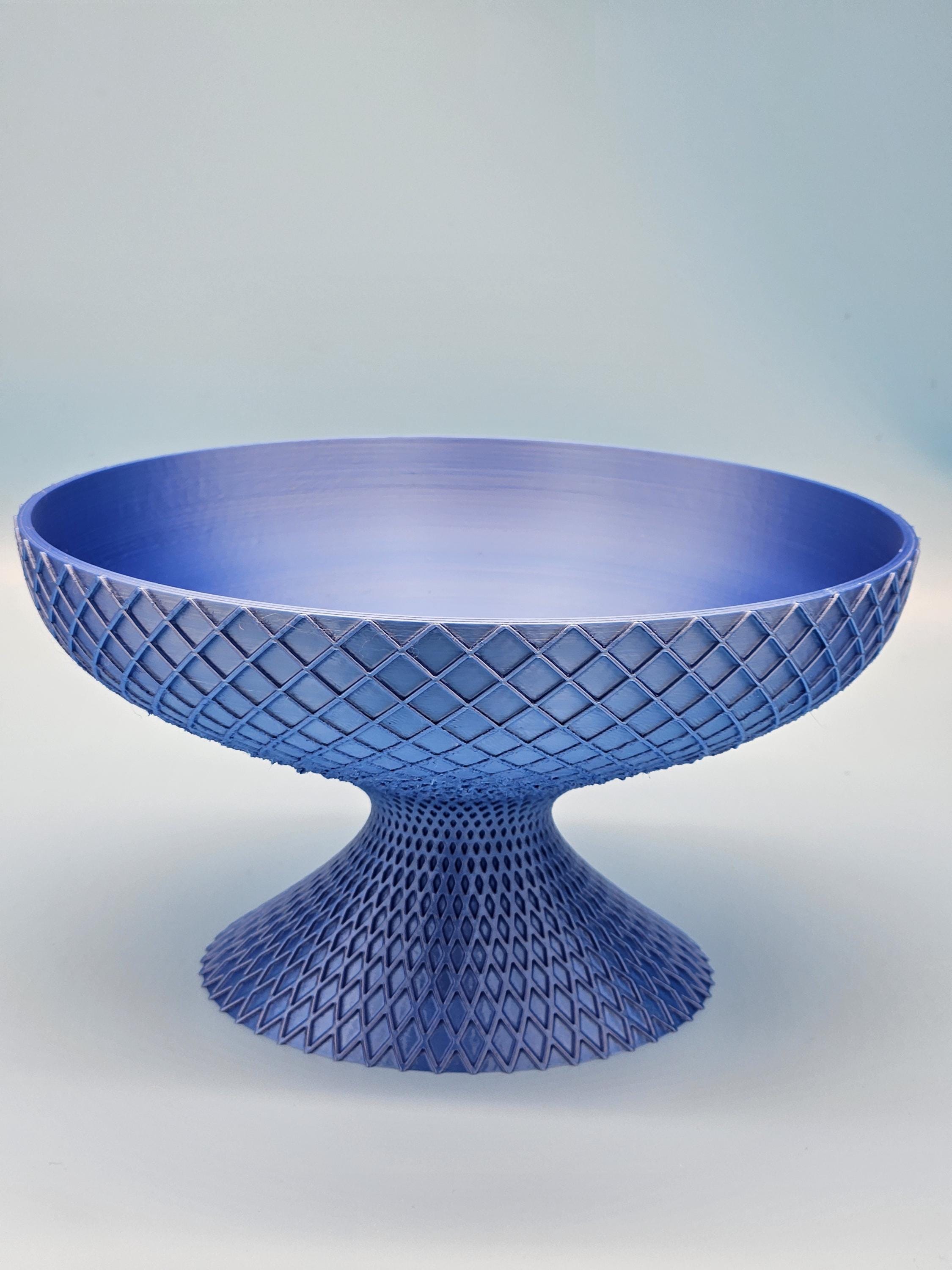 3d-printed Geometric Pedestal Bowl - Etsy