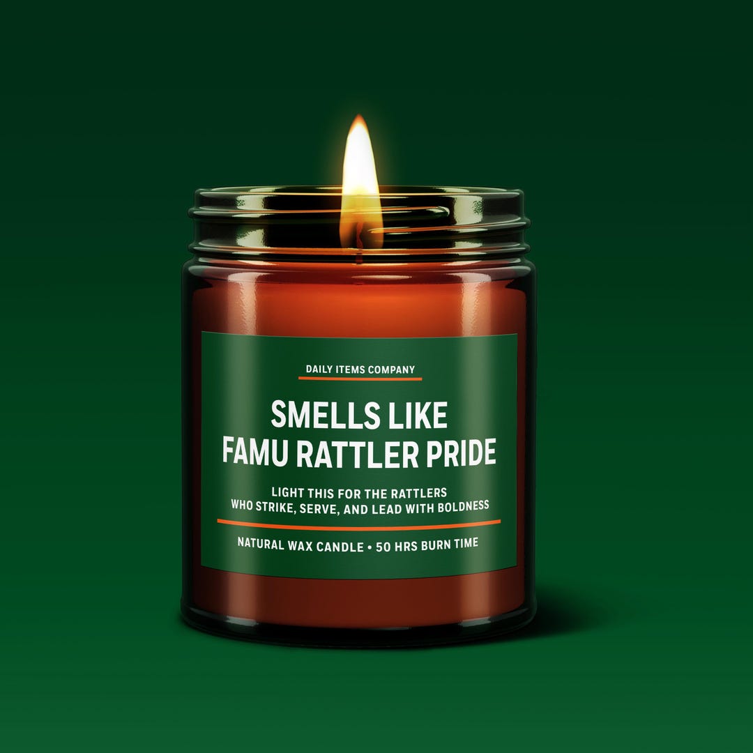 Smells Like FAMU Ratter Pride Candle, FAMU College Decor, FAMU Pride ...