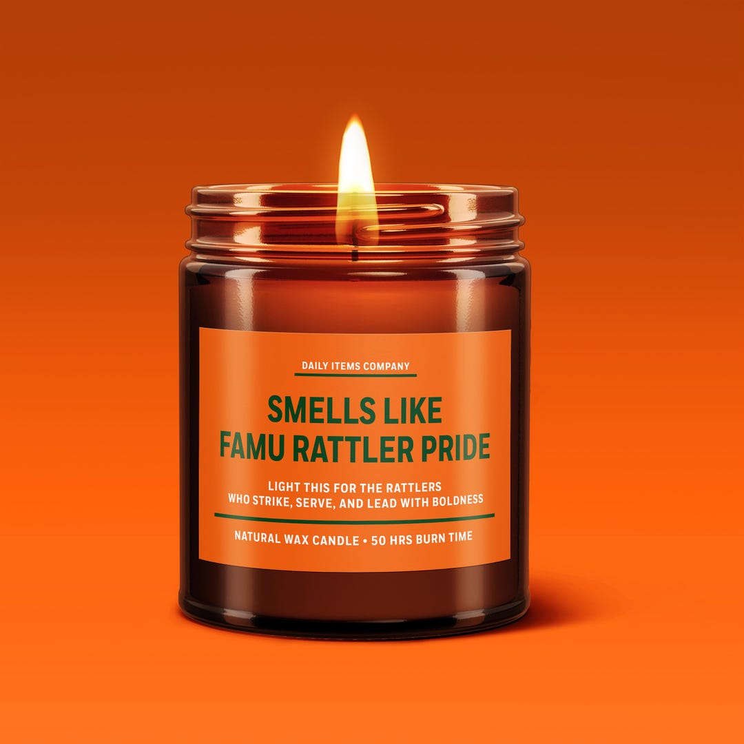FAMU College Merch FAMU Fan Gift College Game Day Candle Rattler ...