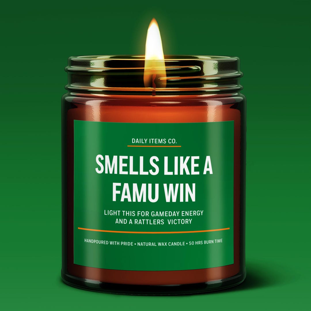 FAMU College Merch FAMU Fan Gift College Game Day Candle Rattler ...