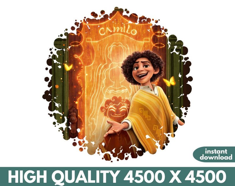 Camilo Encanto Png Clipart, Camilo Printable, Camilo Png Instant ...