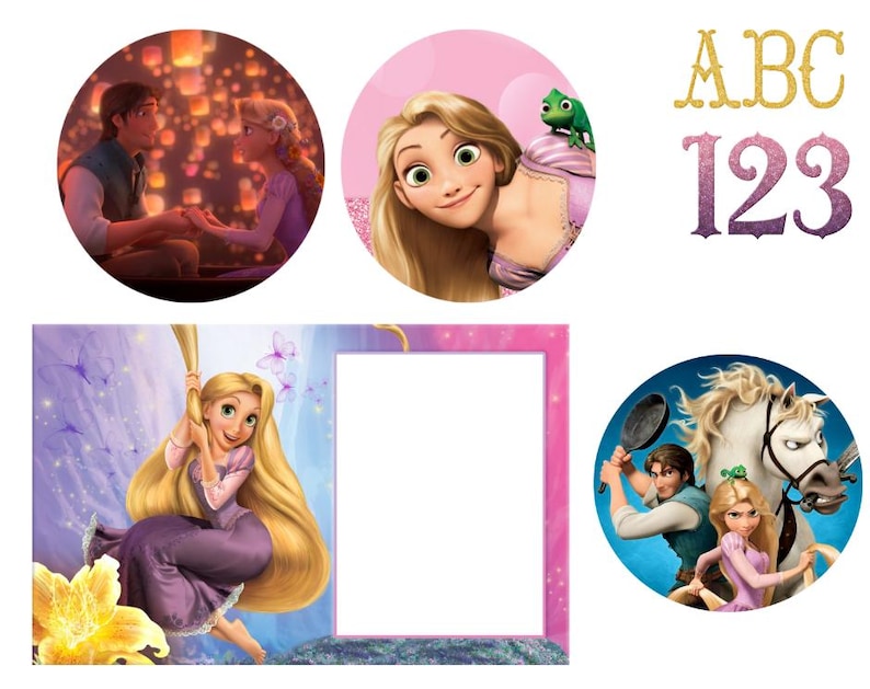 Tangled Png & Svg Clipart, Tangled Clipart Bundle, Tangled Png Digital ...