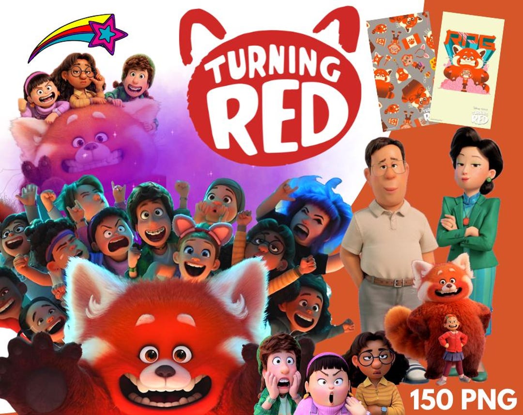 Red Turning Clipart Png High Quality, Red Turning Party Pritnables, Red ...