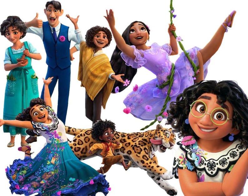 Encanto Png & Svg Clipart, Encanto Clipart Bundle, Encanto Png Digital ...