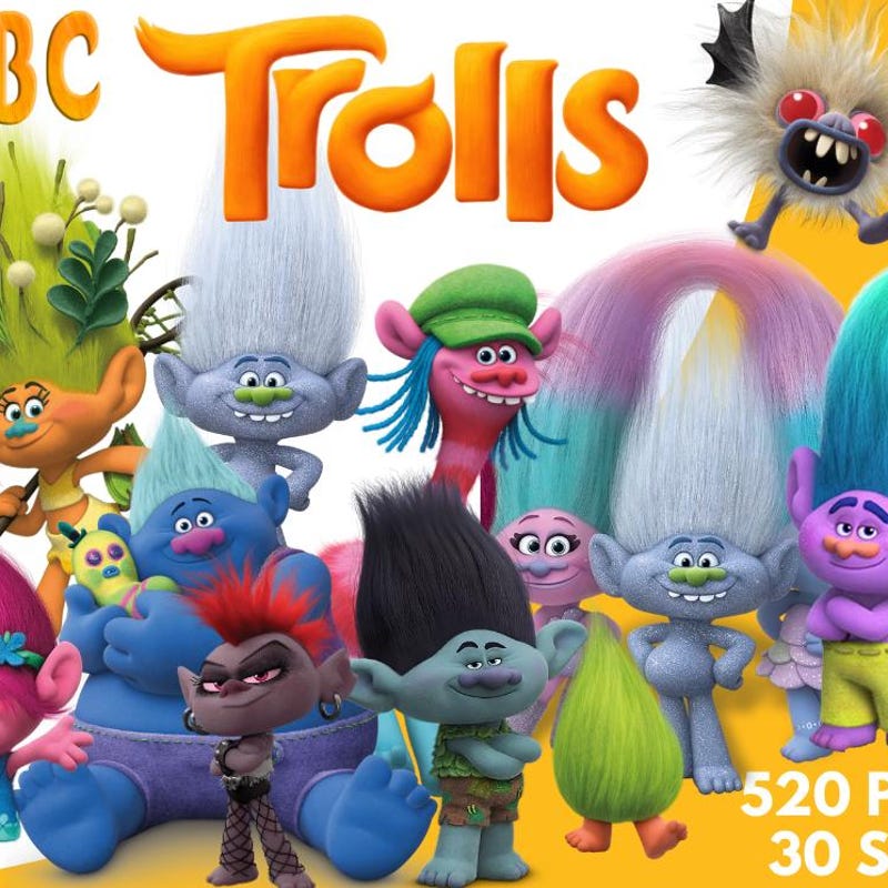 Trolls Svg - Etsy