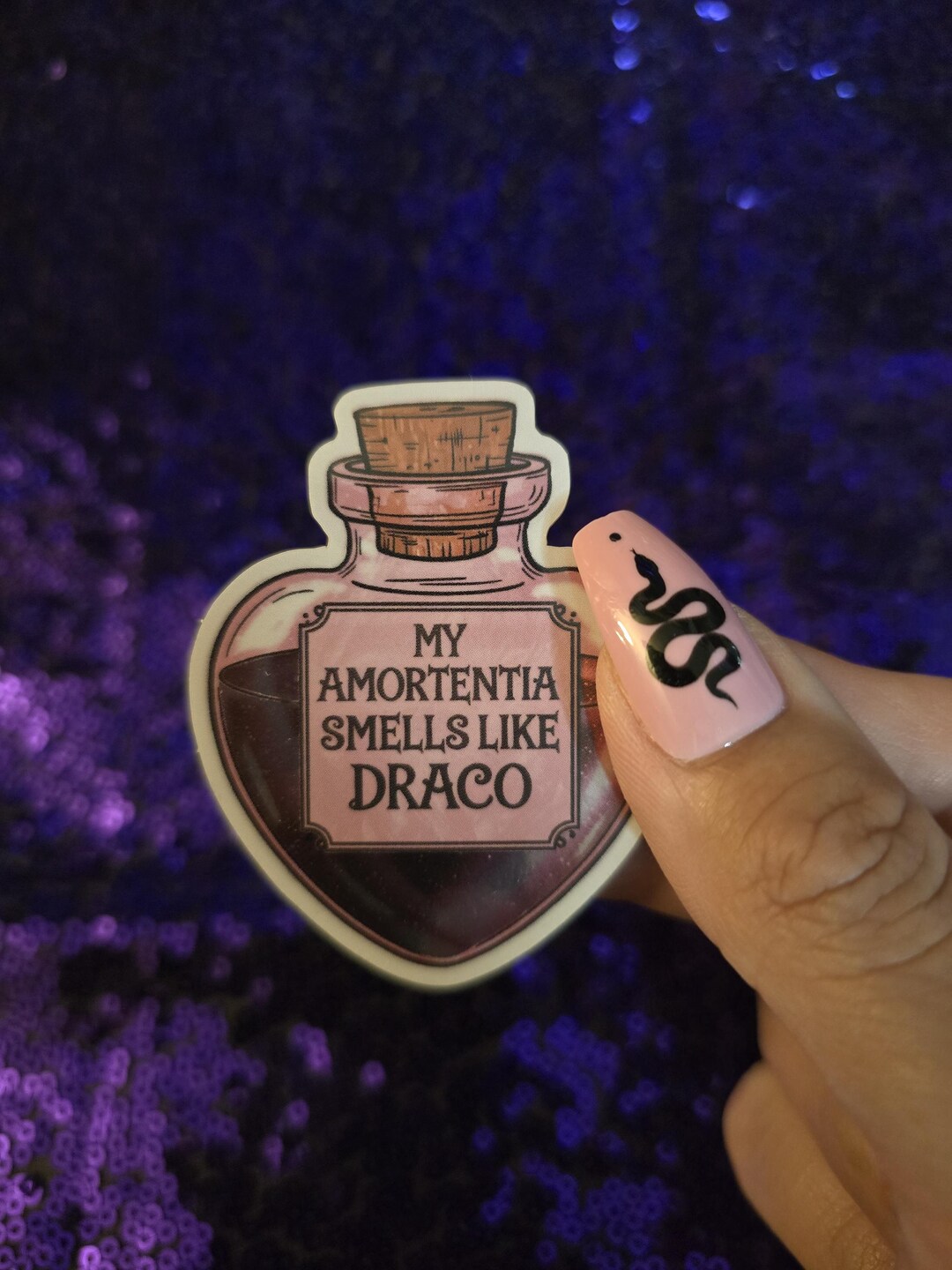 Dramione Draco Love Potion Amortentia Kindle Sticker Water Bottle ...