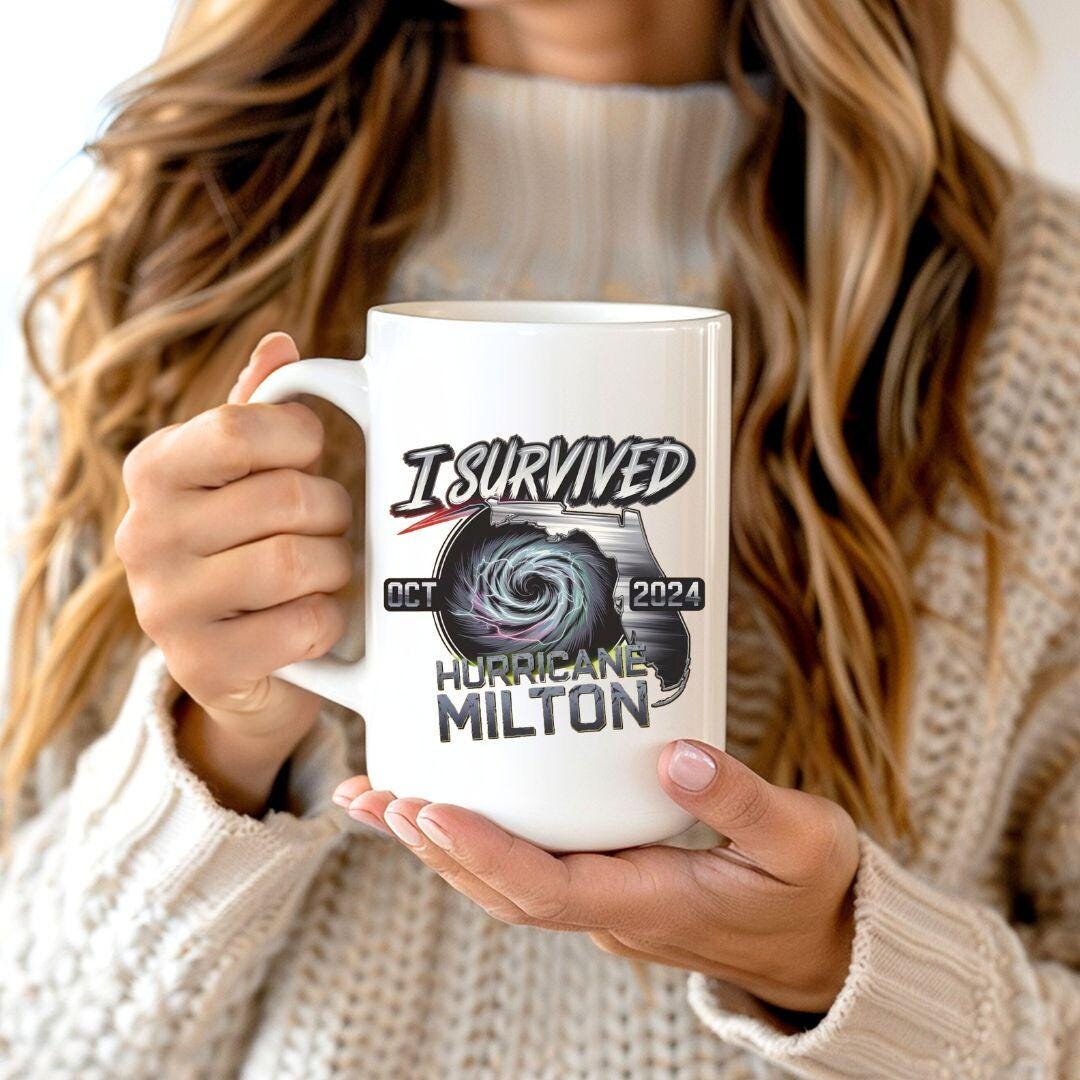 I Survived Hurricane Milton, October 2024 Mug, Survivor Mug, Survivor ...