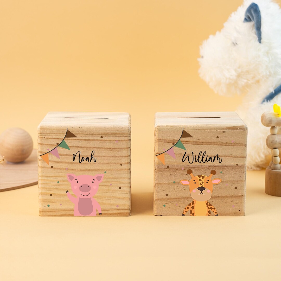 Custom Money Box for Kids, Kids Money Box, Money Box for Children ...