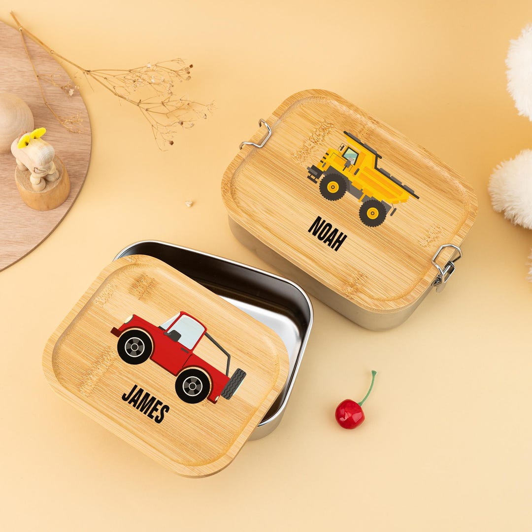 Custom Kids Lunch Box for Children, Tractor Lunch Box Gift for Boy ...