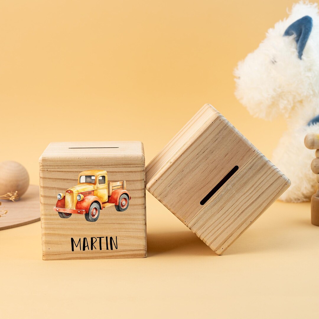 Custom Money Box for Boy, Car Money Box, Money Box for Children, Money ...