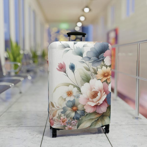 Handpainted Suitcase - Etsy