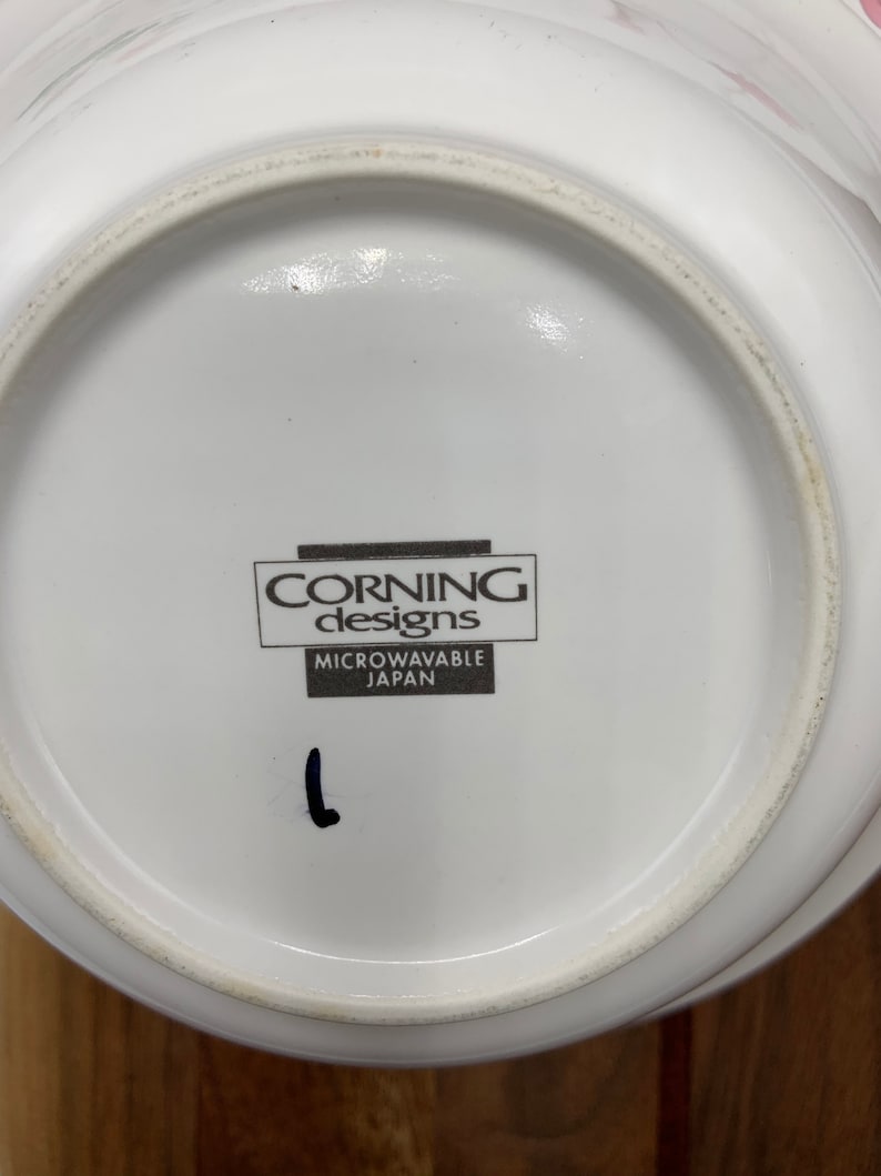 Vintage Corning Designs Plates Corning Delicate Lily Bowls - Etsy