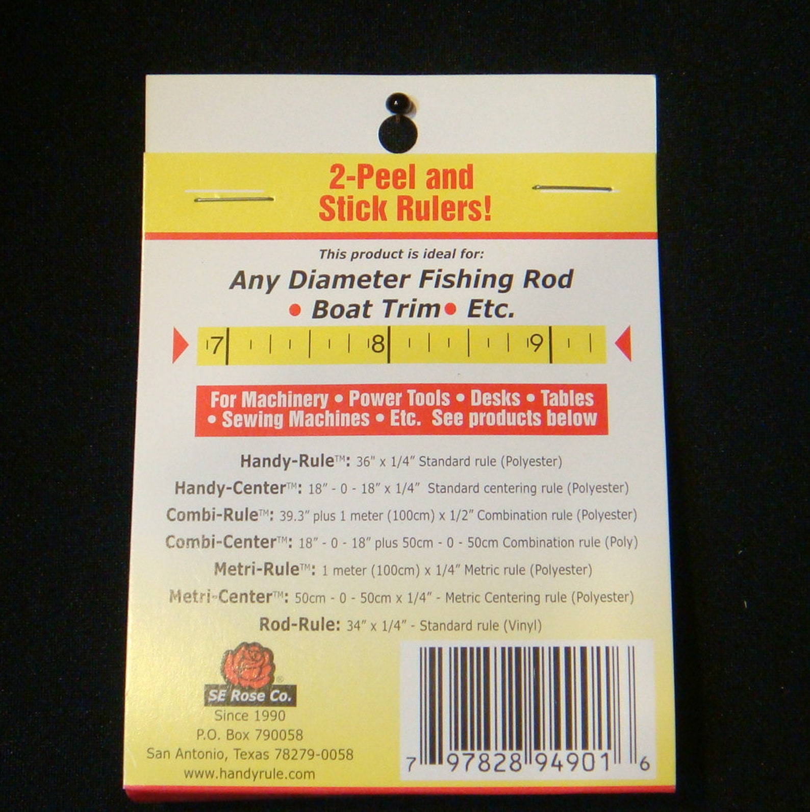 Rod-rule™ Adhesive Ruler for Fishing, Wading, Boating, and Snorkeling ...