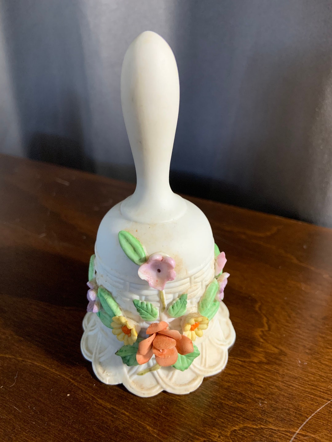 Vintage Lefton China Bell - Floral Design Bell - Number 2499 Bell - Etsy