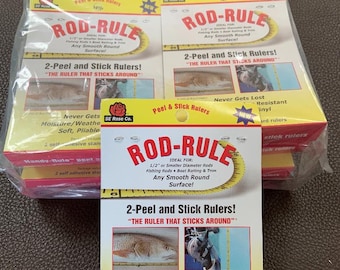 Rod-rule™ Adhesive Ruler for Fishing Wading Boating and | Etsy