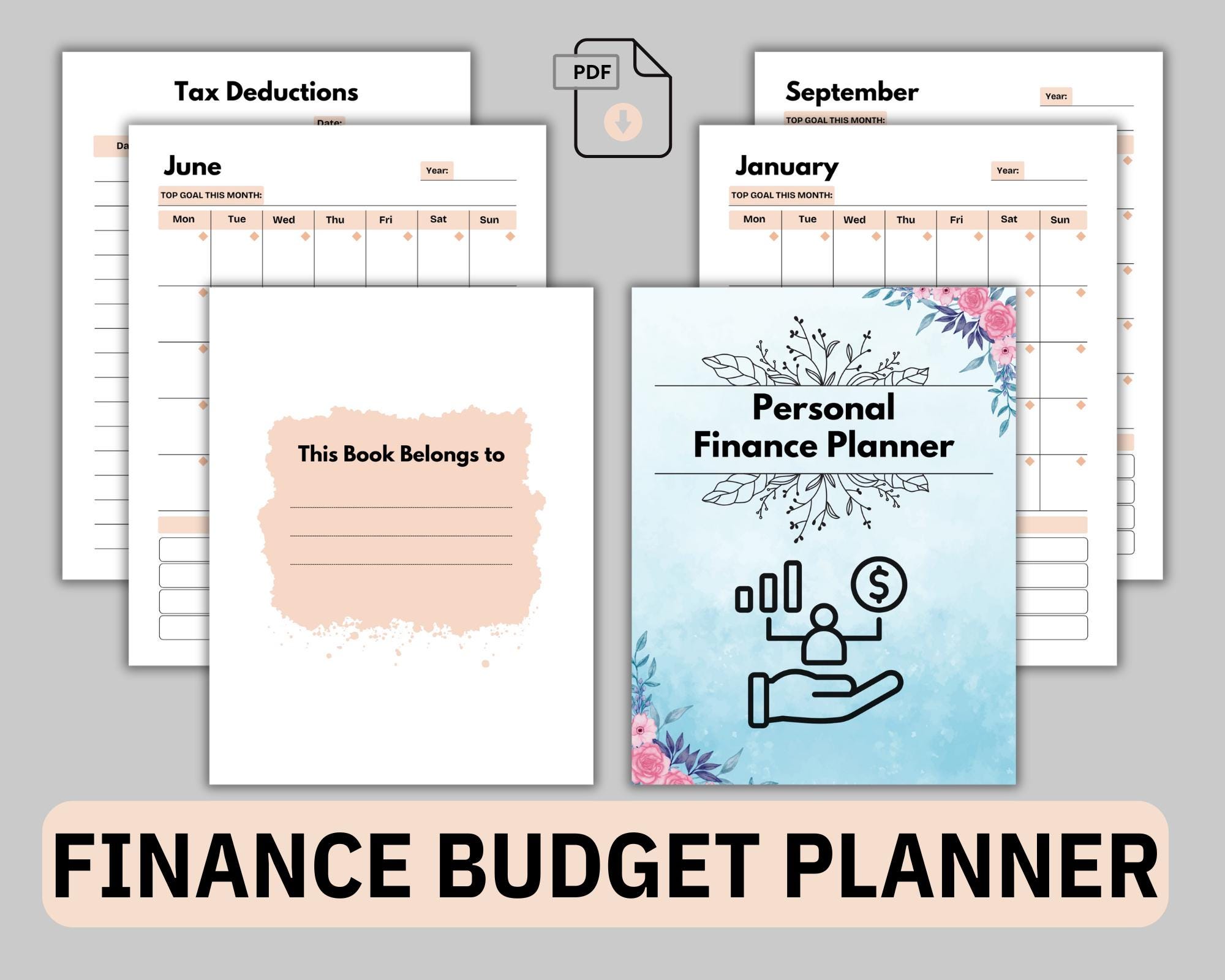 Editable Finance Budget Planner, Debt Snowball Avalanche Calculator ...